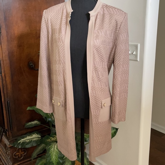 Misook | Jackets & Coats | Misook Monochromatic Ponte Trim Tailored ...